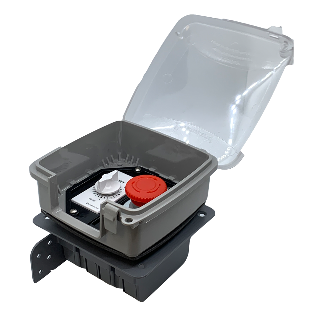 EMERGENCY STOP C/W TIMER – Burnaby Manufacturing Ltd.